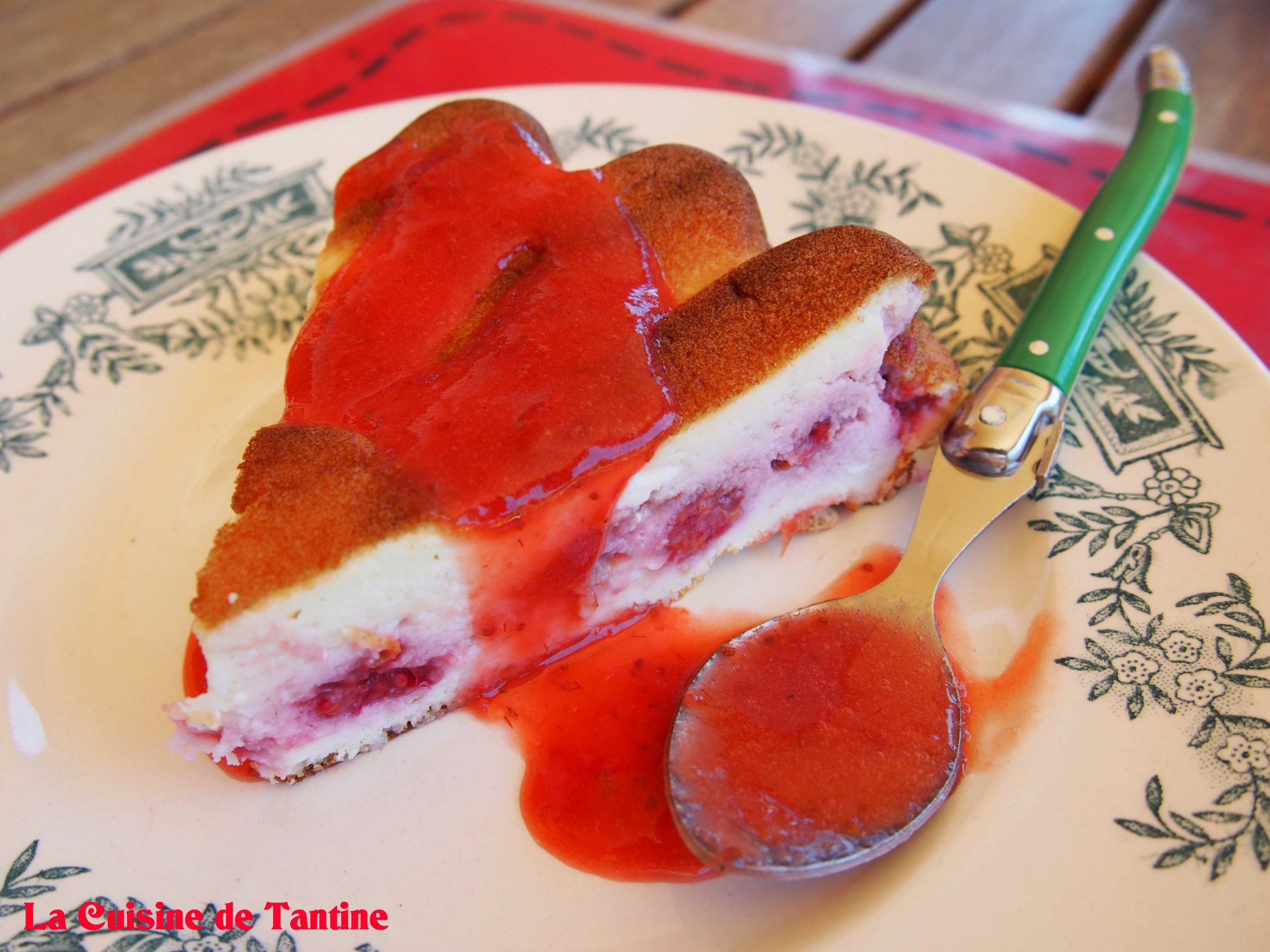 Gâteau léger aux framboises – Cuisine de Tantine